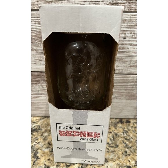 Carson | Dining | Original Rednek Wine Glass Redneck Style Ball Mason ...